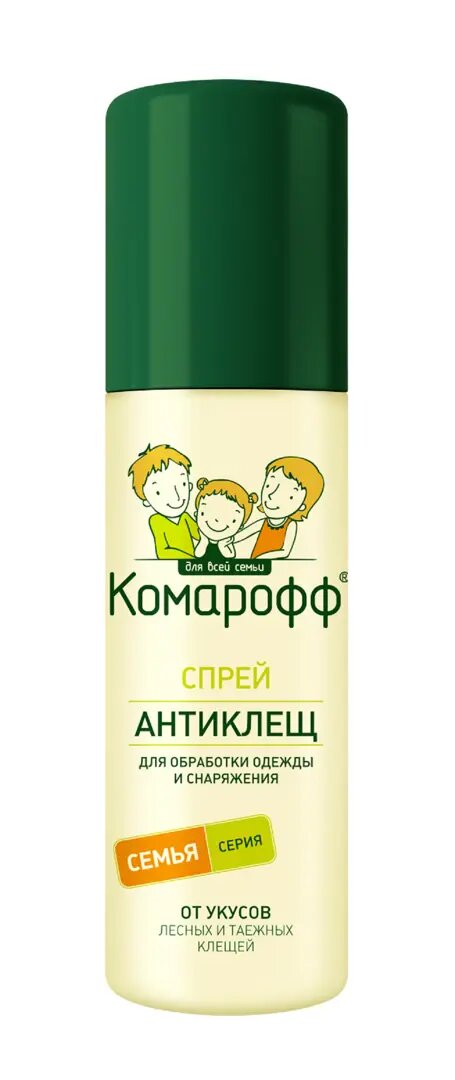 Спрей от клещей Комарофф Антиклещ 125 мл