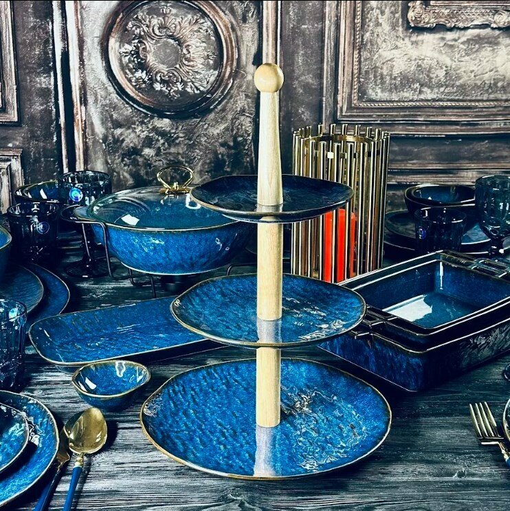 Трехъярусная этажерка AQUAMARINE 133-295 118-133-295