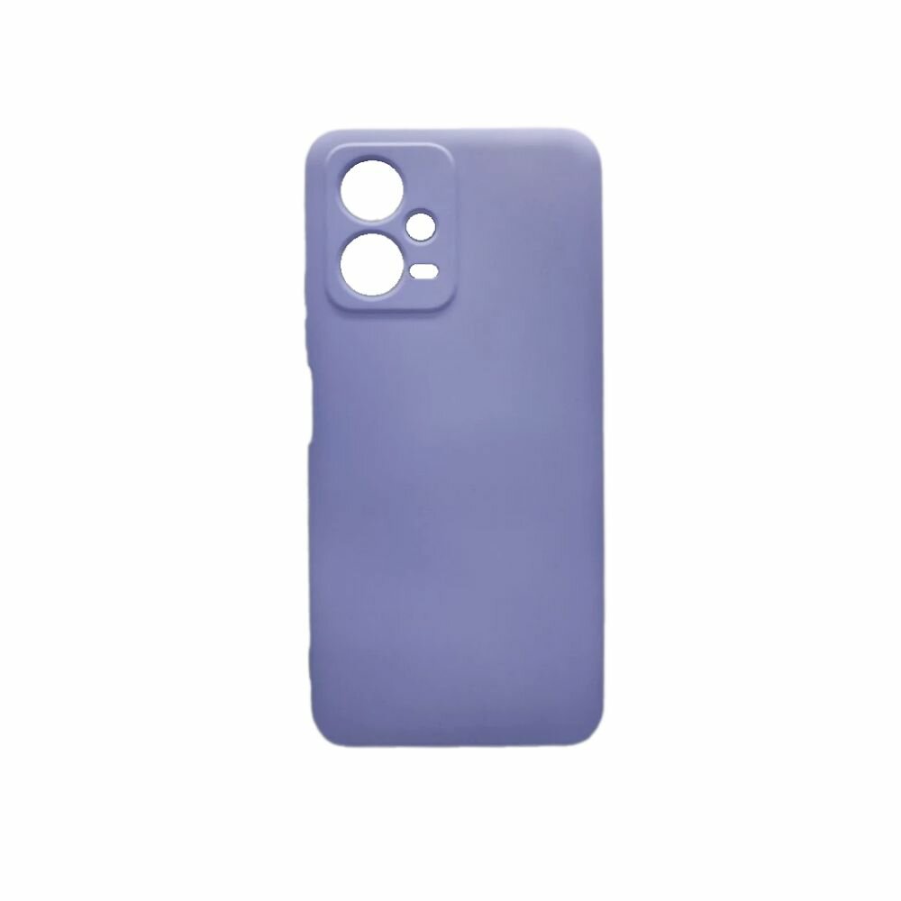 Чехол Silicone Cover с защитой камеры для Xiaomi Poco X5 (лаванда)