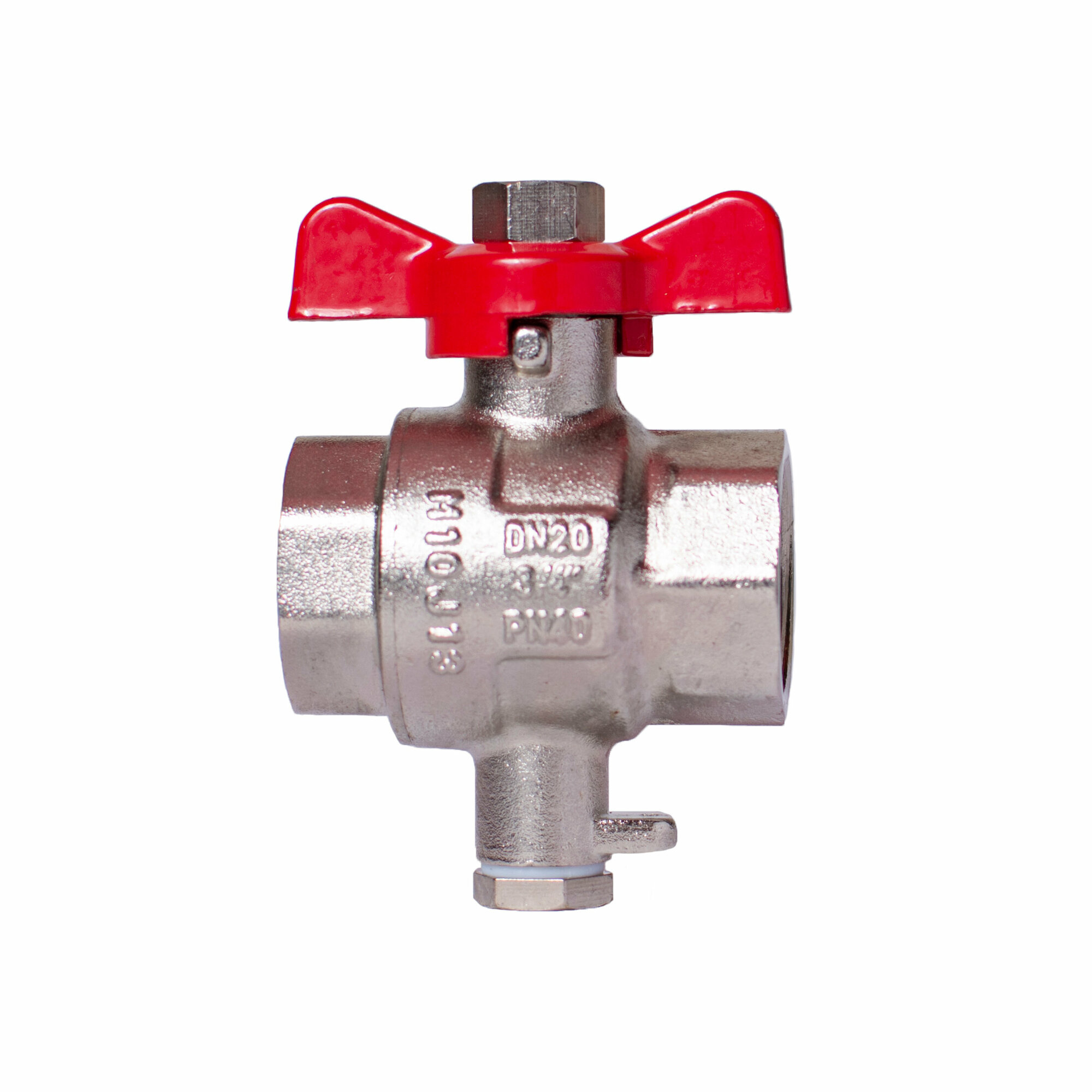 Шаровый кран для термодатчика Ду20