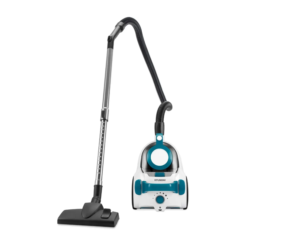 Пылесос Hyundai HYV-C5460, белый/бирюзовый