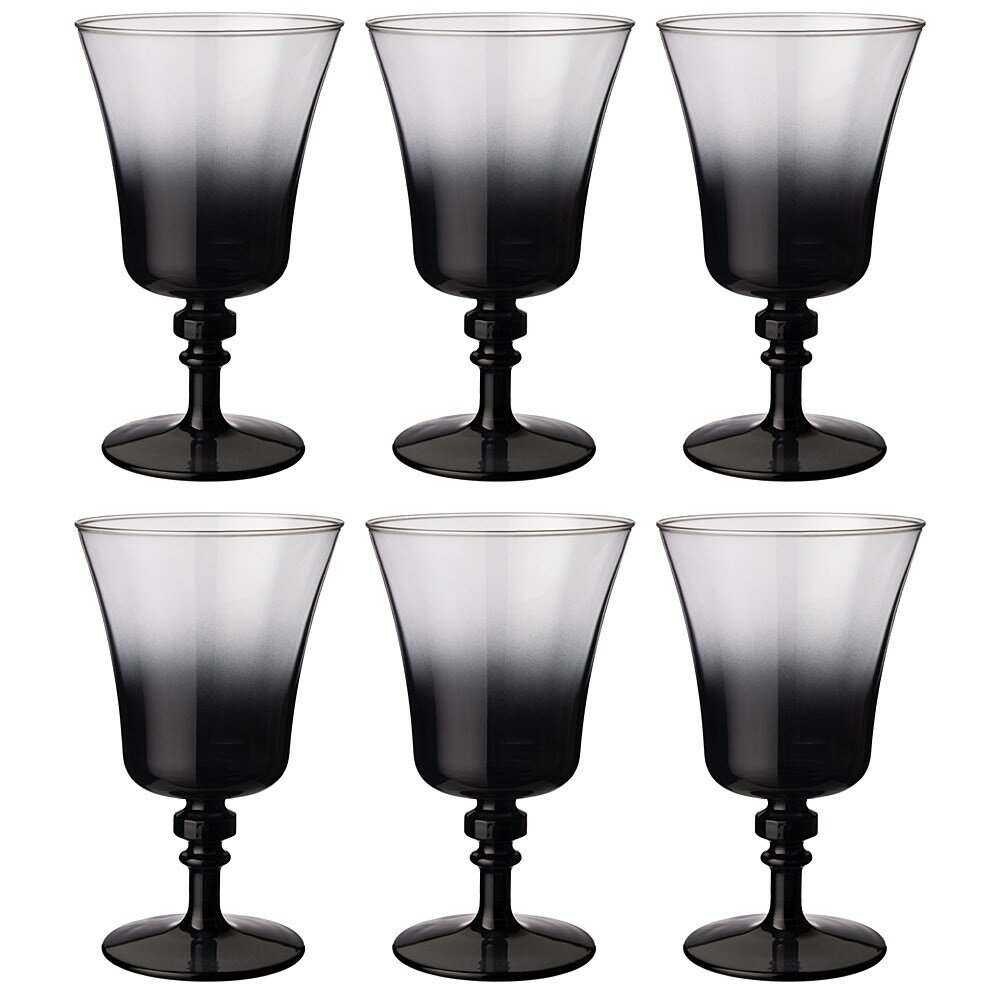 Набор бокалов из 6 штук "Iconic" blue 300 мл