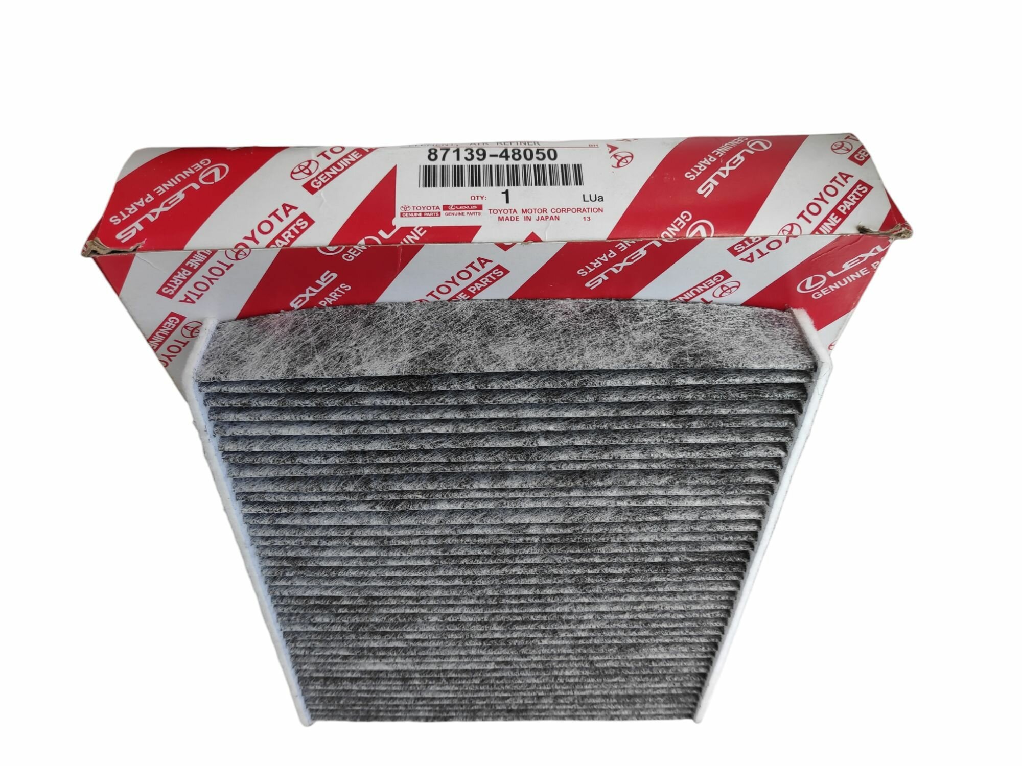 Фильтр салонный угольный Toyota 8713948050 для Camry, Corolla, Rav4 / Lexus ES, RX, UX / Mazda CX-9 и др.