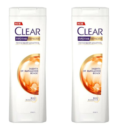 Шампунь для волос Clear, vita abe, для женщин, против перхоти, защита от выпадения волос, 400 мл. 2 шт.
