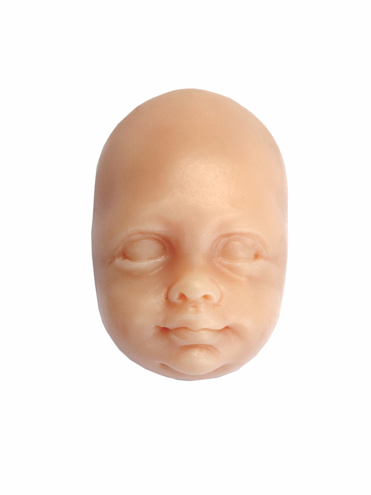 Молд силиконовый для полимерной глины "лицо ребенка" мини 2х1 см