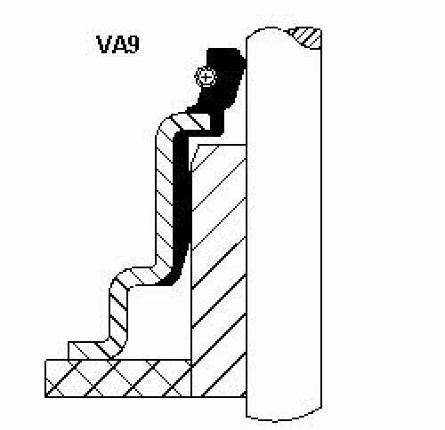 Уплотнительное кольцо стержень кла Corteco 46023004 VA9