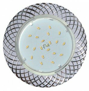 Ecola GX53 H4 DL5381 св-к Сетка Белый/Алюм. 20x110 FW5381ECB