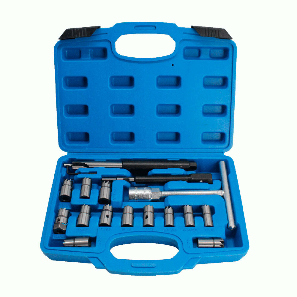 Набор для ремонта посадочных мест дизельных форсунок Rossvik 17 предметов ST182