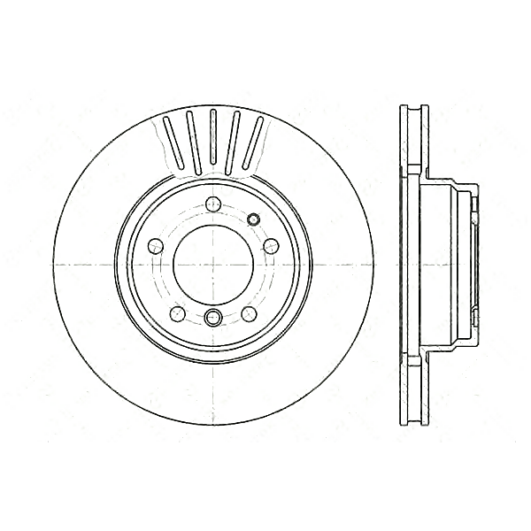STELLOX 6020-1534V-SX (1162093 / 23-0399 / 230399) диск тормозной передний\BMW (БМВ) e38 2.5-3.5 m51 / m52