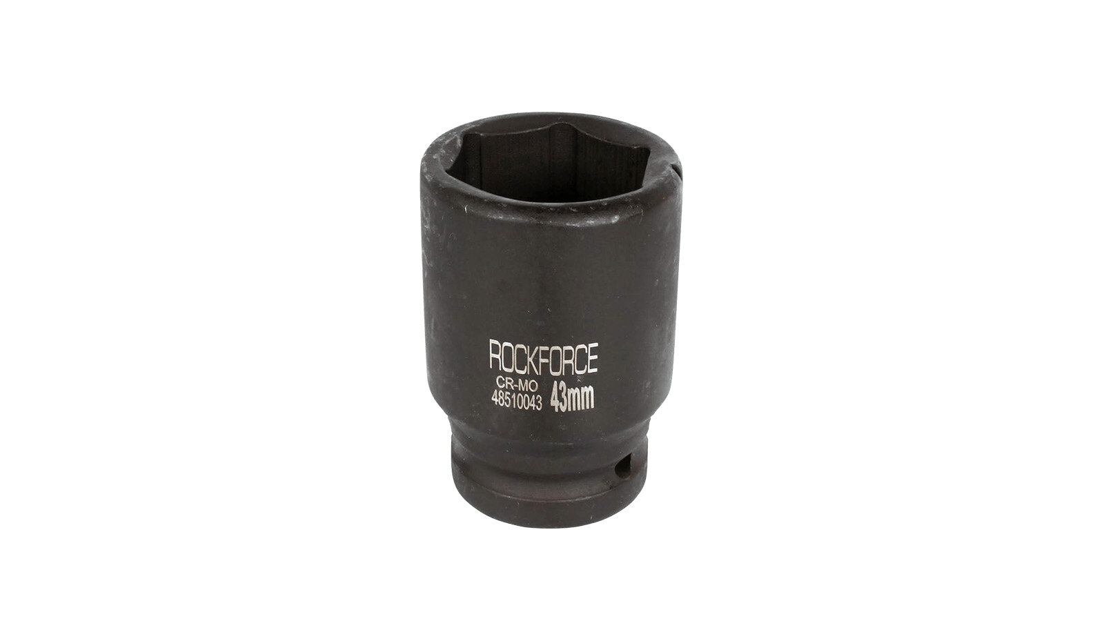 Головка ударная ROCKFORCE, шестигранная, 1", 43мм, хромомолибден