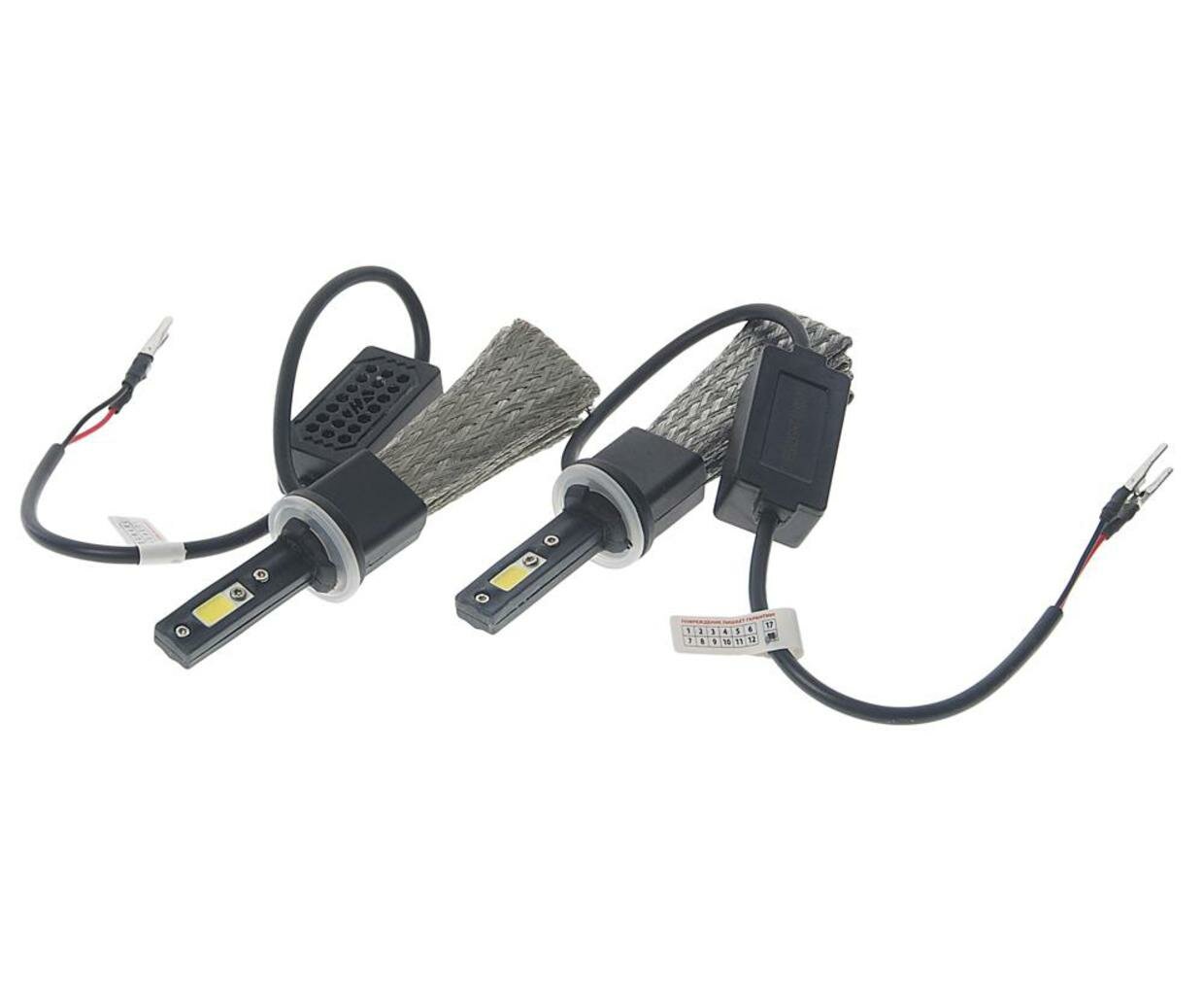 Лампа светодиодная 12V H27 PG13 3000Lm (2шт.) Aero OMEGALIGHT