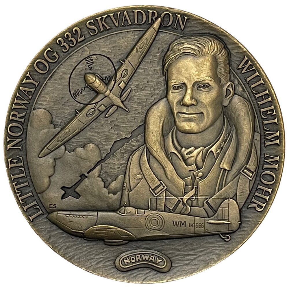 Норвегия, медаль "Борьба за свободу. Вильгельм Мор" 2001-2010 гг. (с сертификатом)