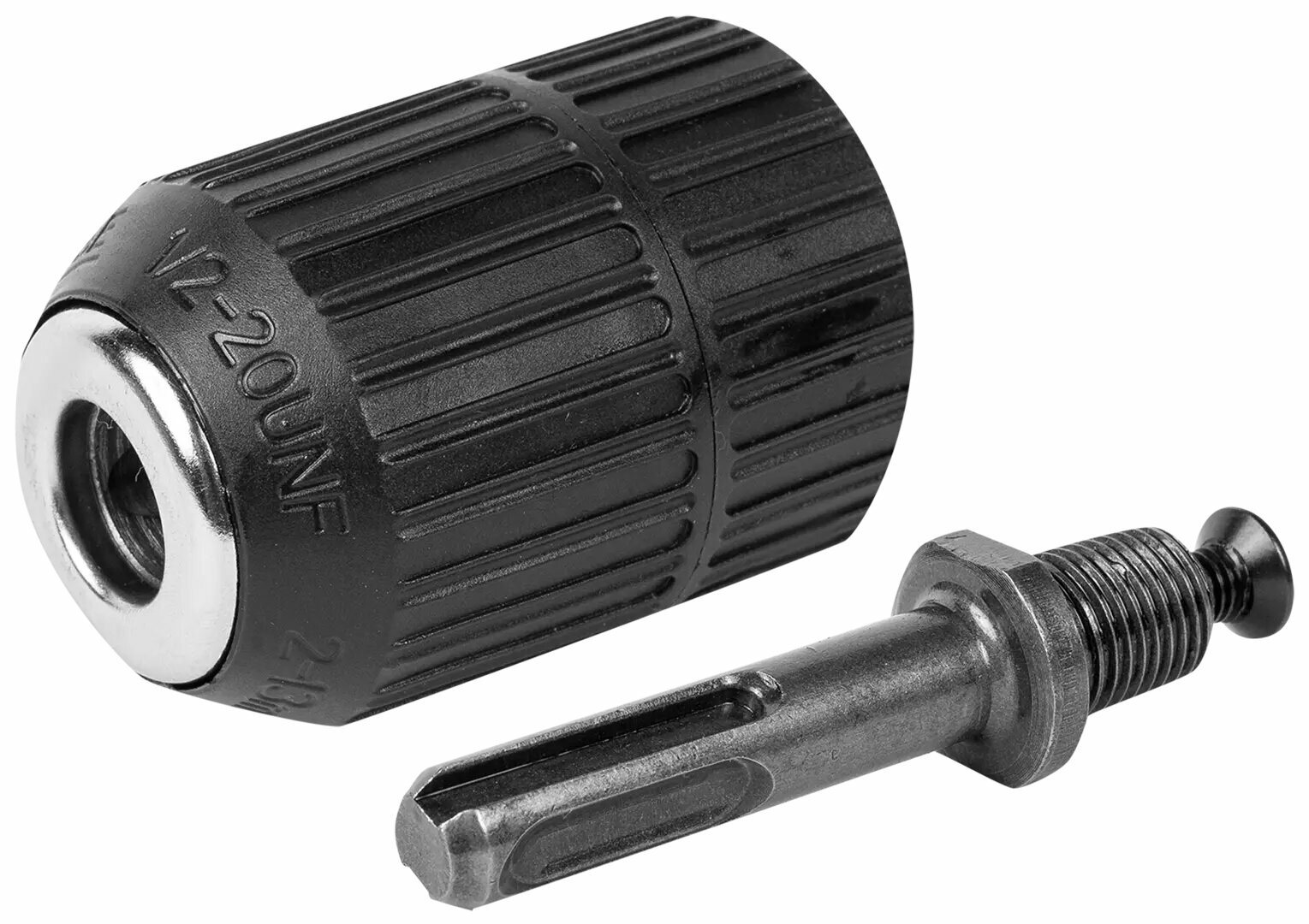 Патрон сверлильный быстрозажимной БЗП Спец, 2-13.0 мм и адаптер SDS-plus