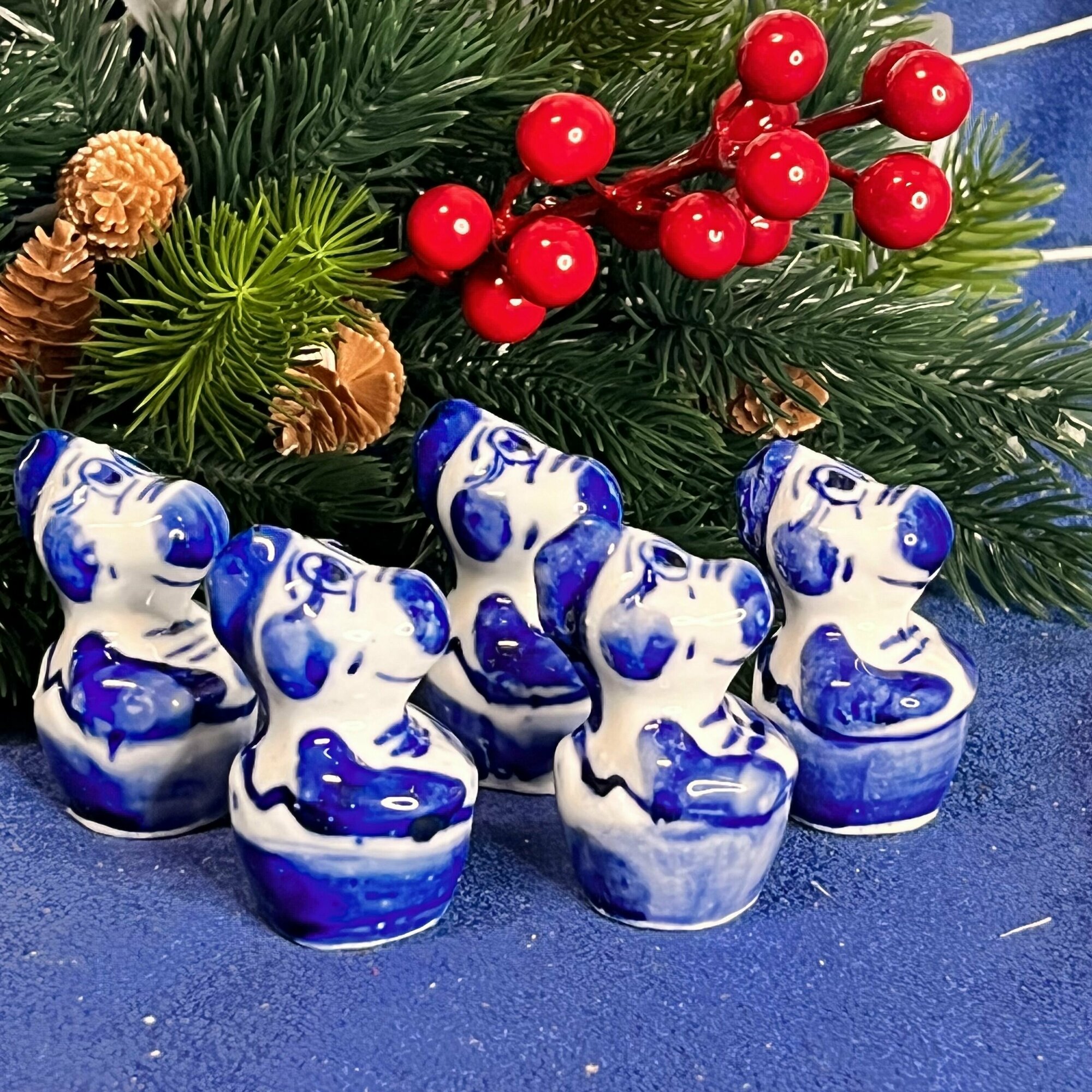 Дракон Гжель Васька Набор 10 шт.