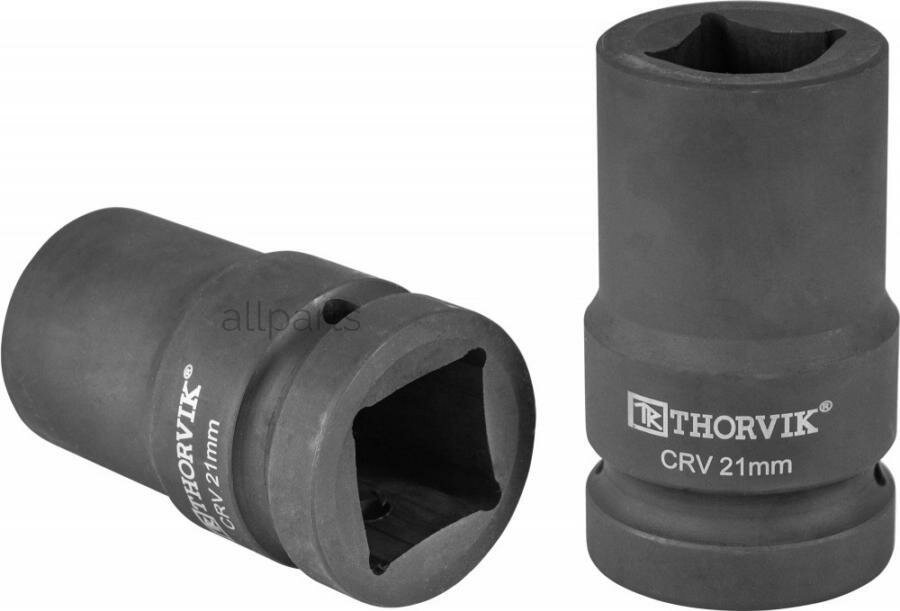 THORVIK LSWS00121 Головка торцевая 4-х гранная для ручного гайковерта 1"DR, 21 мм