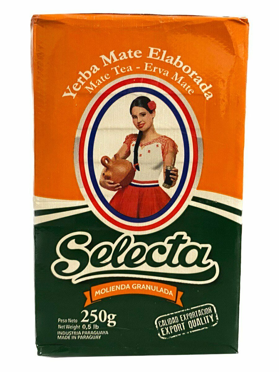 Мате чай Selecta Clasica, 250 гр. (Парагвайский традиционный) (йерба матэ)