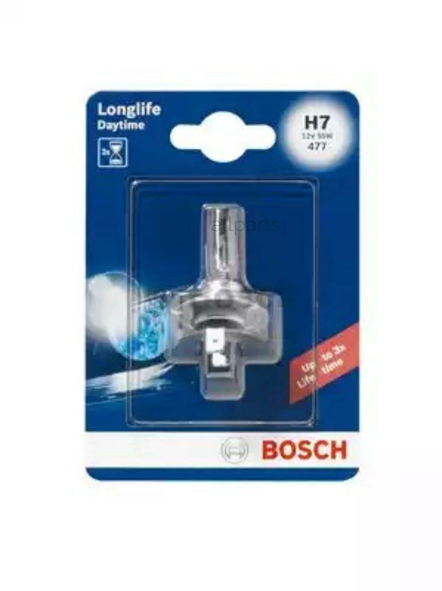 BOSCH 1 987 301 057 Лампа 12V H7 55W BOSCH Longlife Daytime 1 шт. картон 1 987 301 057