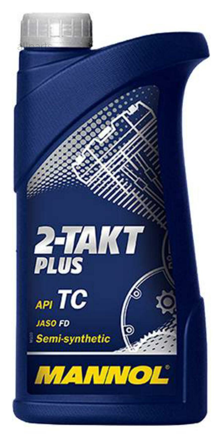 MANNOL 1408 Масло моторное для мотоциклов MANNOL 1л минеральное 2-Takt Universal API TC 2T