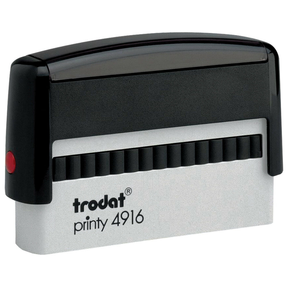 Оснастка для штампа, размер оттиска 70х10 мм, синий, TRODAT 4916 P4, подушка в комплекте, 52908, 1 шт