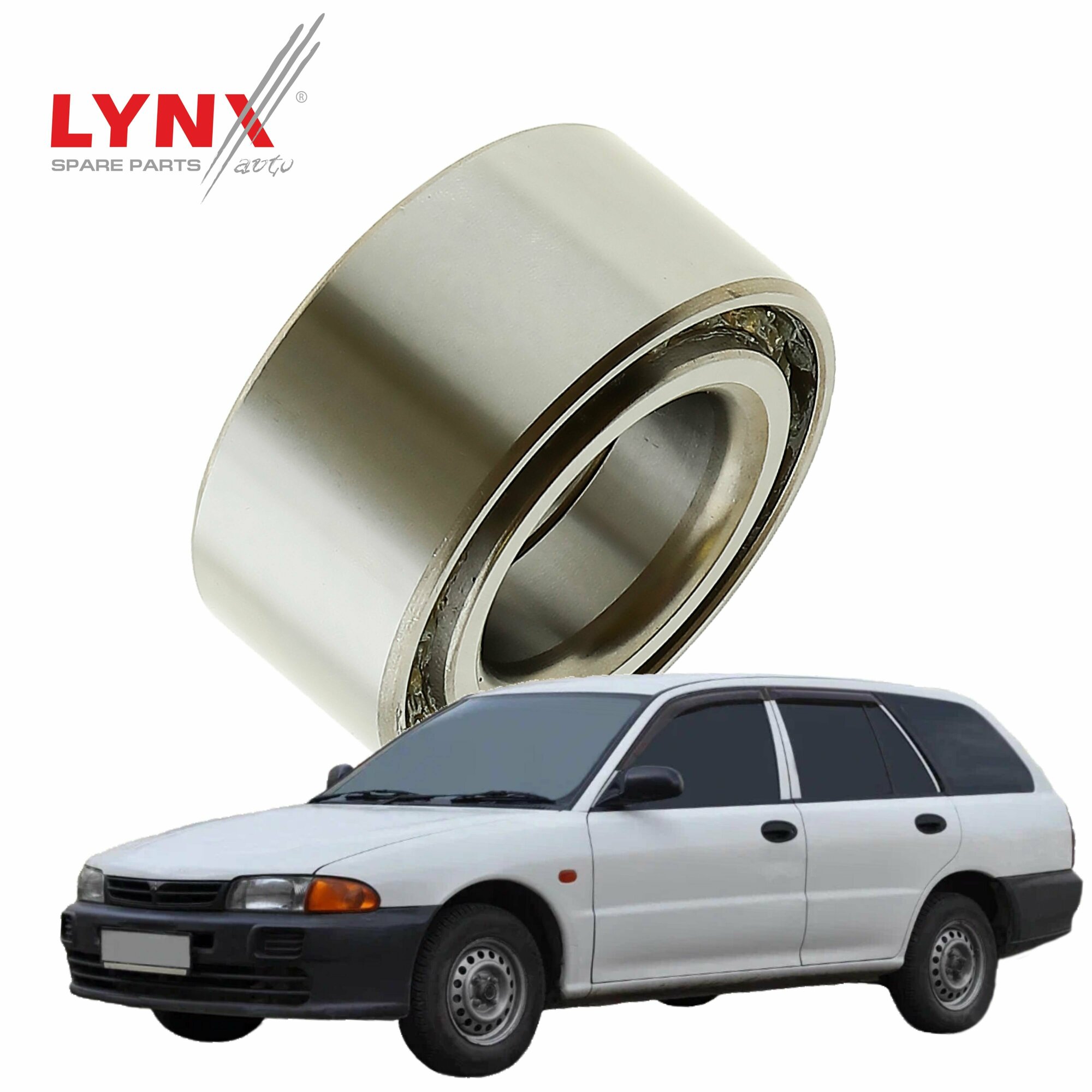 Подшипник ступицы Mitsubishi Lancer (1) / Митсубиси Либеро 1992 1993 1994 1995 1996 1997 1998 1999 2000 2001 / передний, 1 шт LYNXauto
