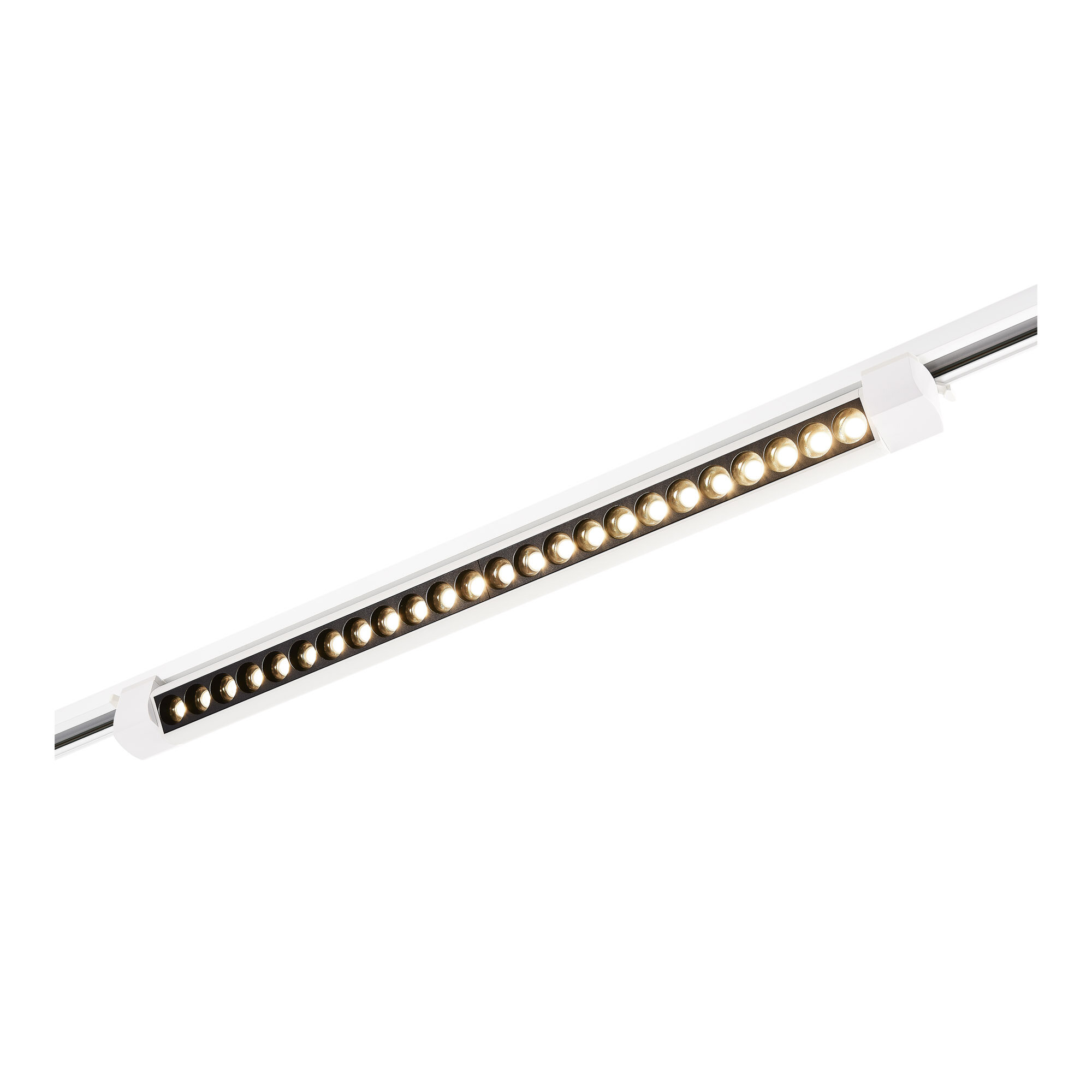 Трековый светильник светодиодный ST LUCE цвет черный Однофазная трековая система BASE цоколь LED ламп 1х20W, ST367.546.20