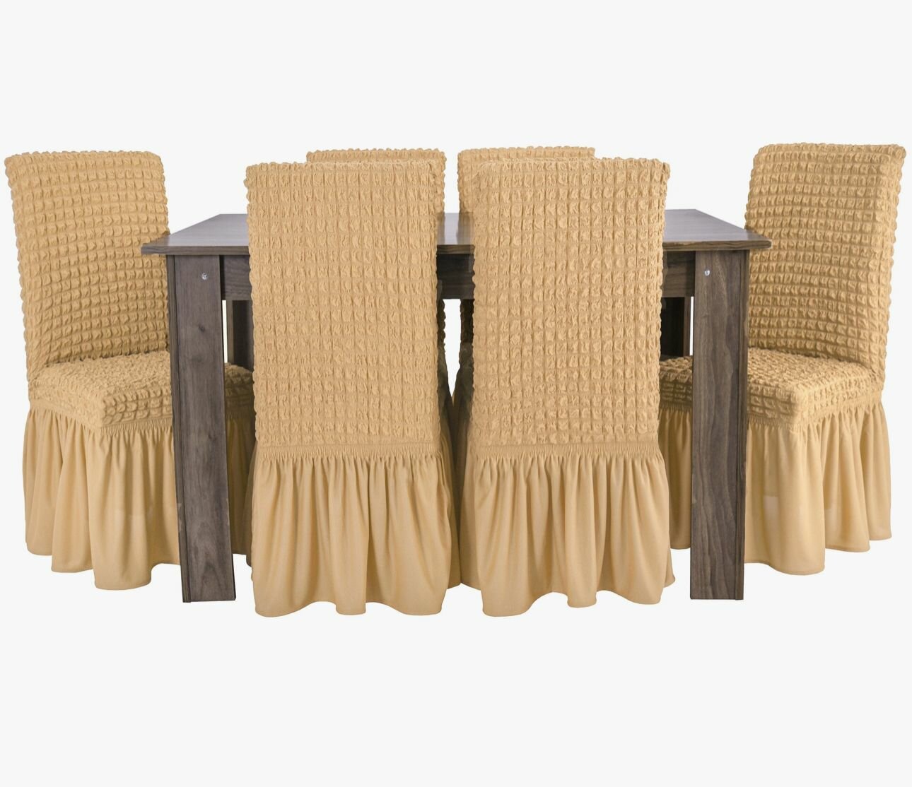 Чехлы на стулья с оборкой