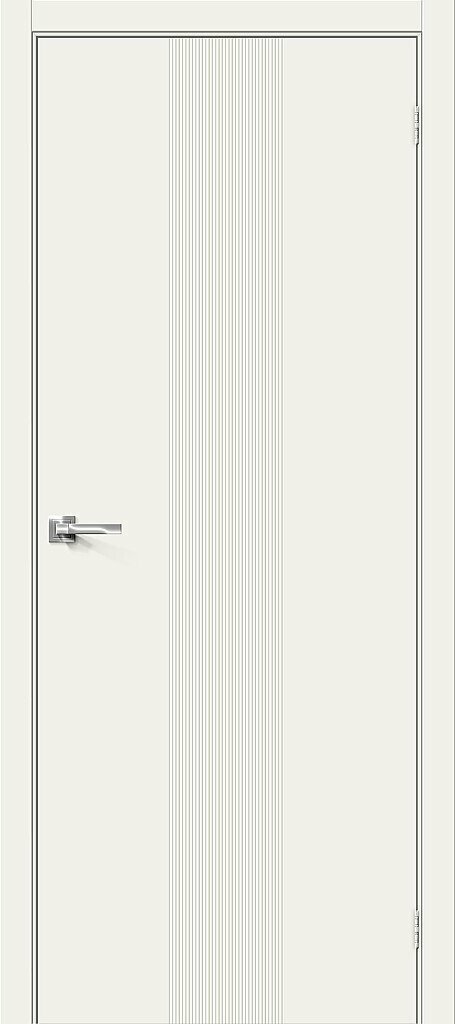 Дверь Граффити-21 / Цвет Whitey / Двери Браво