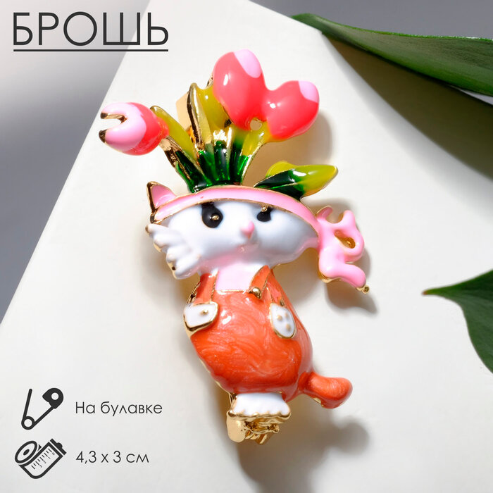 Брошь, эмаль