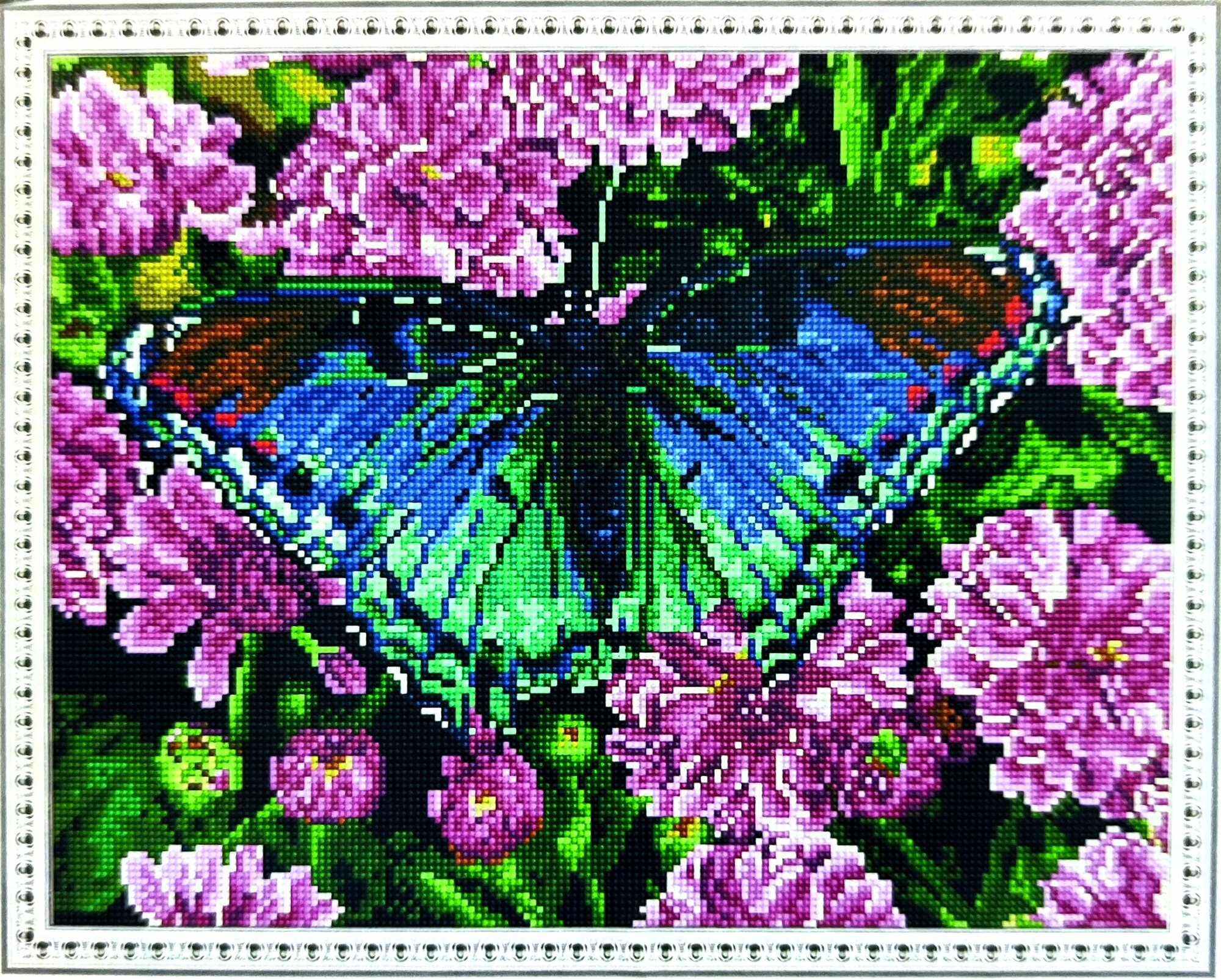 Алмазная мозаика 40x50см круглые стразы сирень, пионы, ягоды, фрукты, орхидея, розы, натюрморт, кофе, маки, шоколад