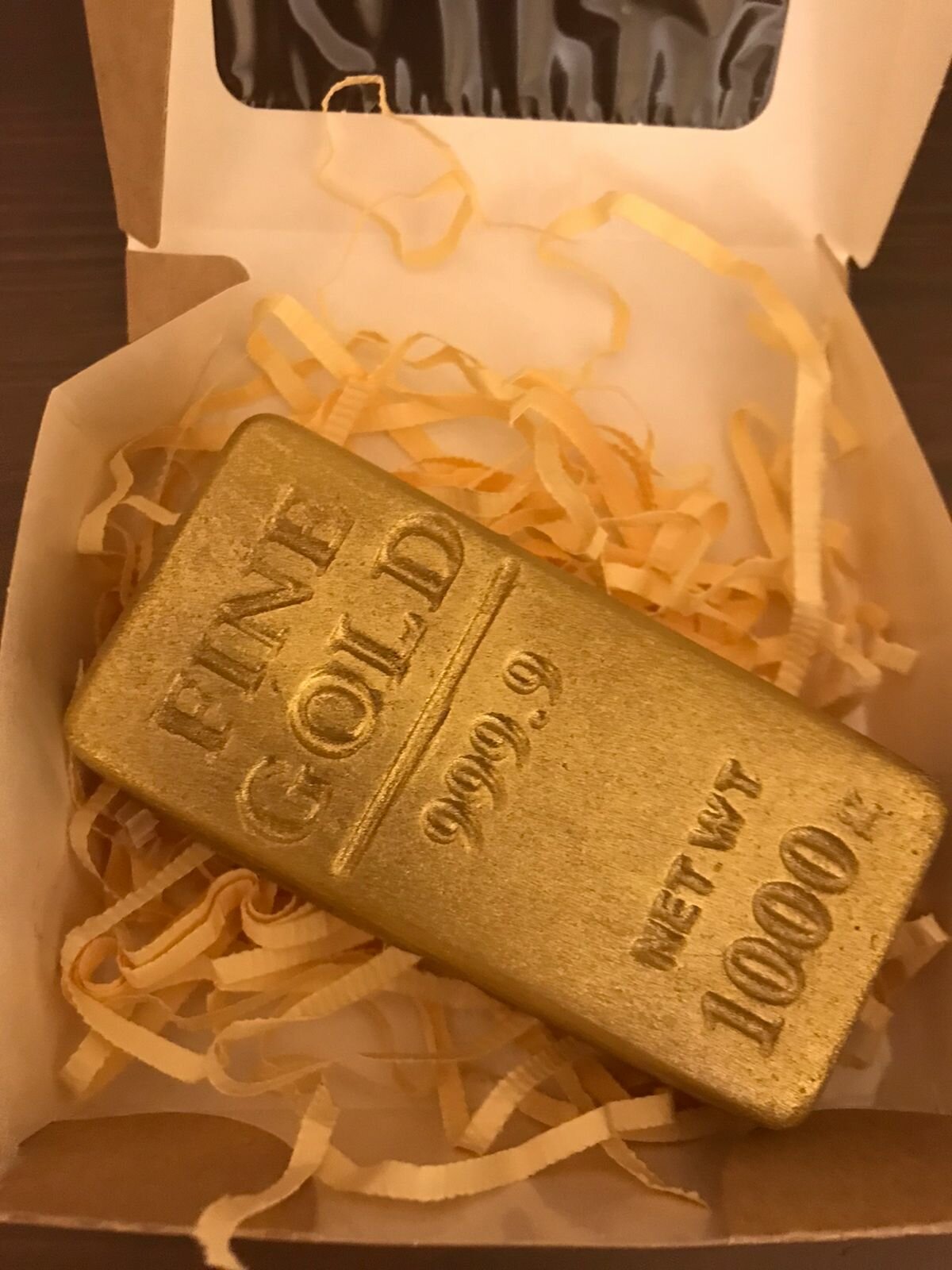 Мыло Золотой слиток