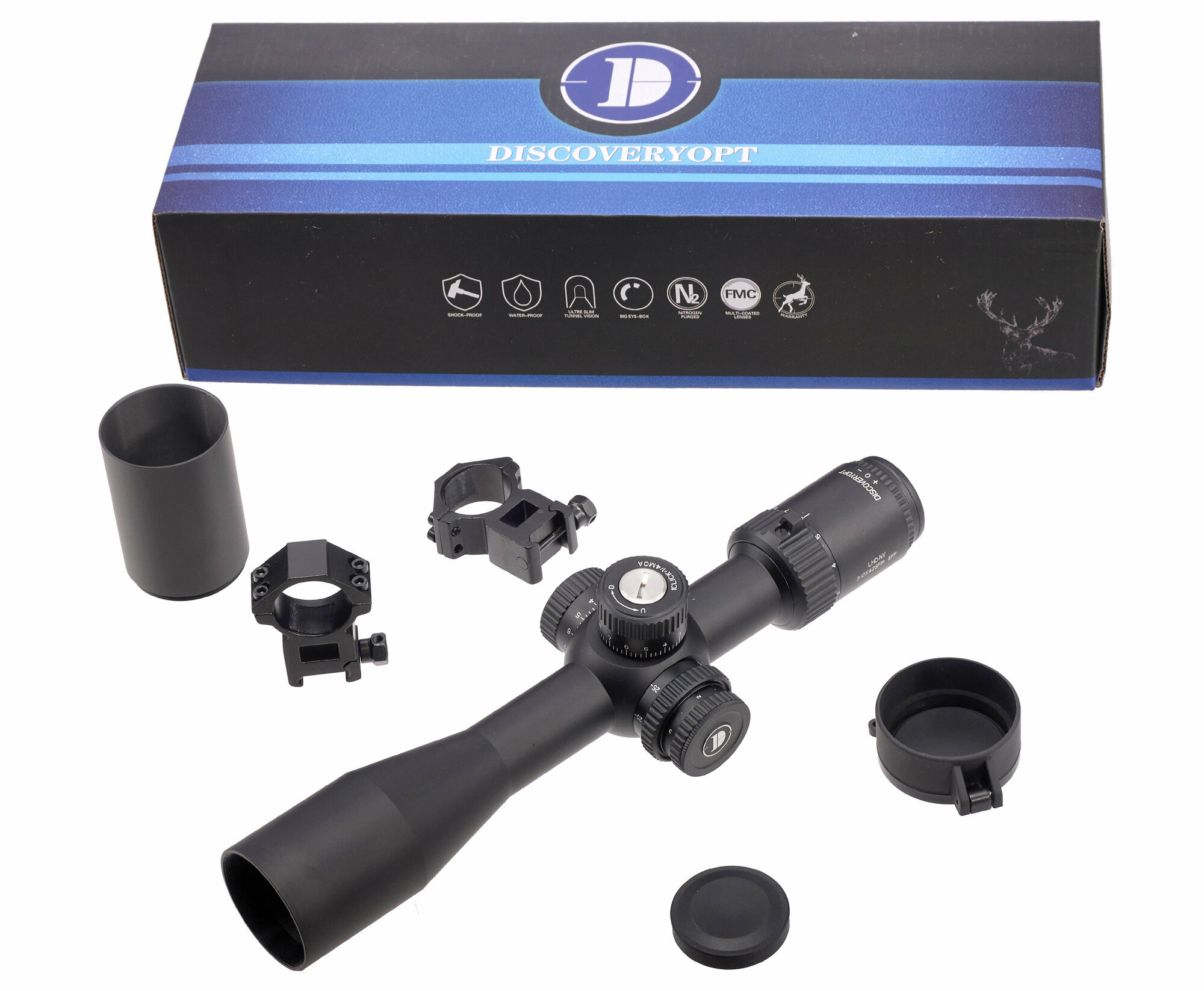 Оптический прицел Discovery LHD-NV 3-12х42SFIR (30 мм, оригинал)