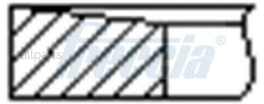 FRECCIA FR10-350700 Комплект поршневых колец на 1 цилиндр OPEL STD d79