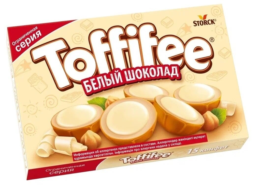 Набор конфет Toffifee Белый шоколад, 125 г