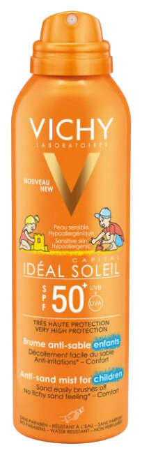 Vichy Capital Soleil Спрей-вуаль анти-песок детский SPF50+, 200 мл
