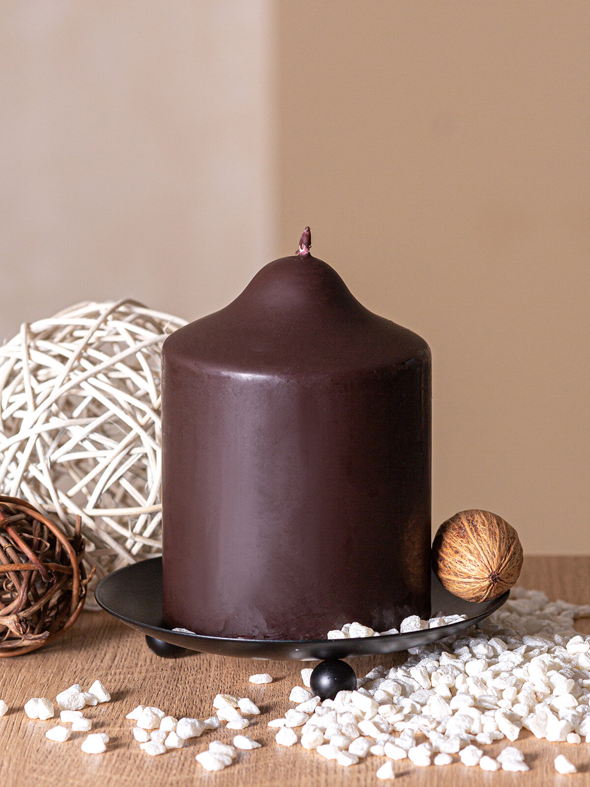 Свеча интерьерная кофе ароматизированная для создания обстановки и уюта 70*100 50710549