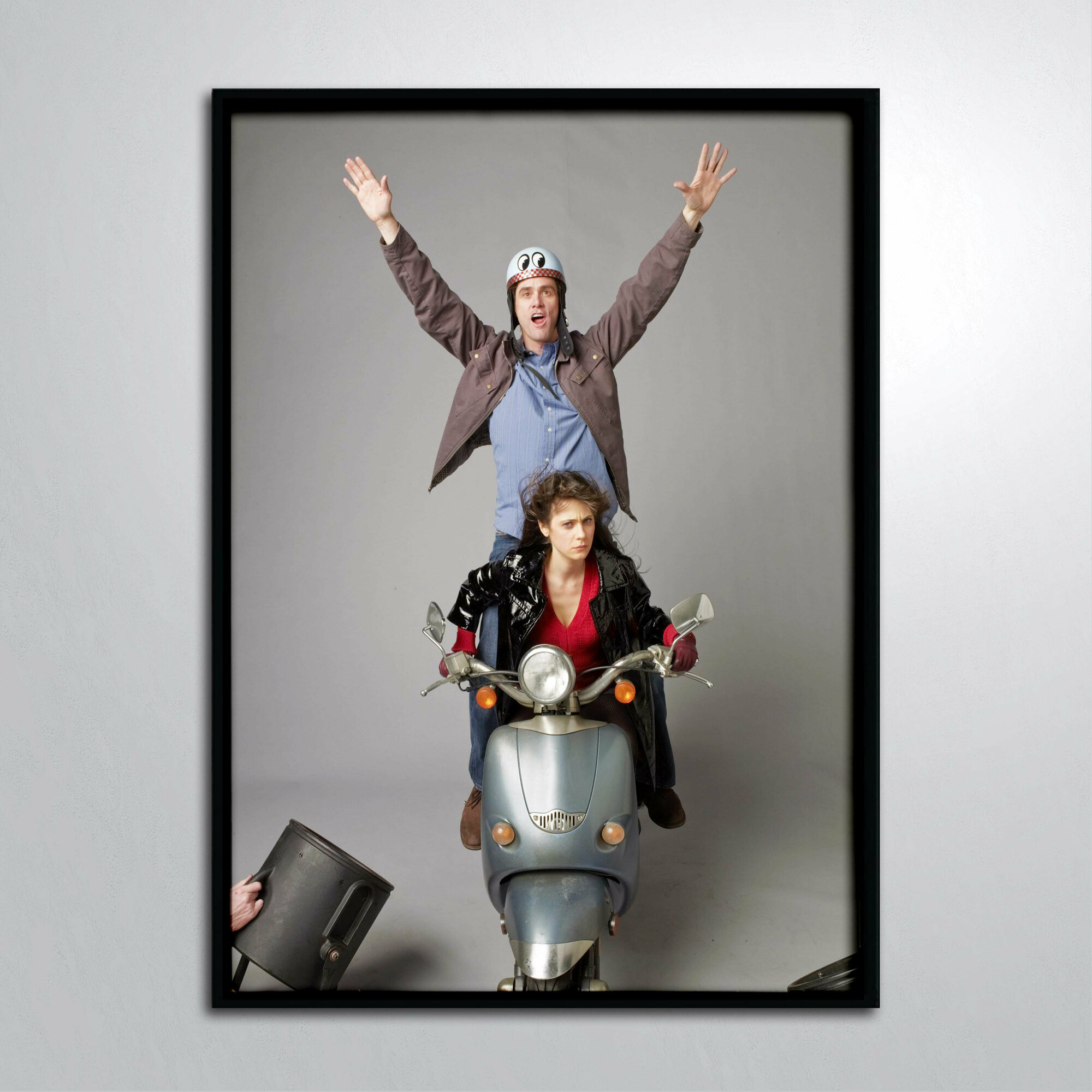 Постер без рамы/Всегда говори ДА Джим Керри Фотография Yes Man