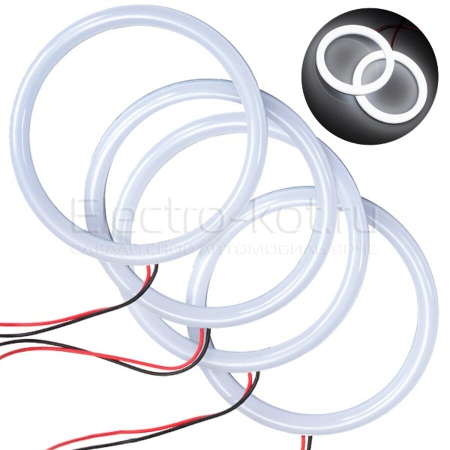 LED Ангельские глазки Cotton SMD 3528 BMW E30/E32/E34 Комплект - 4 шт
