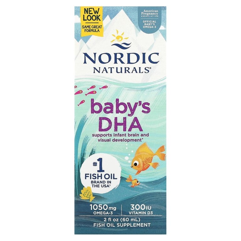 Капли Nordic Naturals Baby's DHA, 230 г, 60 мл