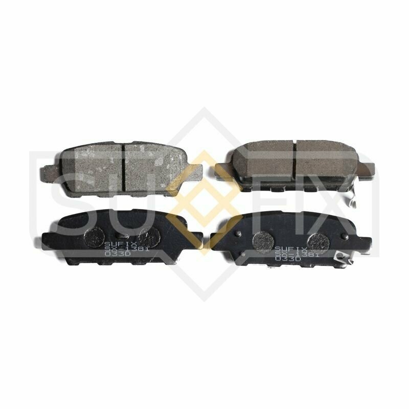 SUFIX Колодки тормозные дисковые зад прав/лев, инфинити / INFINITI Q70 2013-15, ниссан мурано / NISSAN MURANO 2014-, рено колеос / RENAULT KOLEOS 2008-, сузуки гранд витара / SUZUKI GRAND VITARA II ESCUDO II 2005-15, SX1381