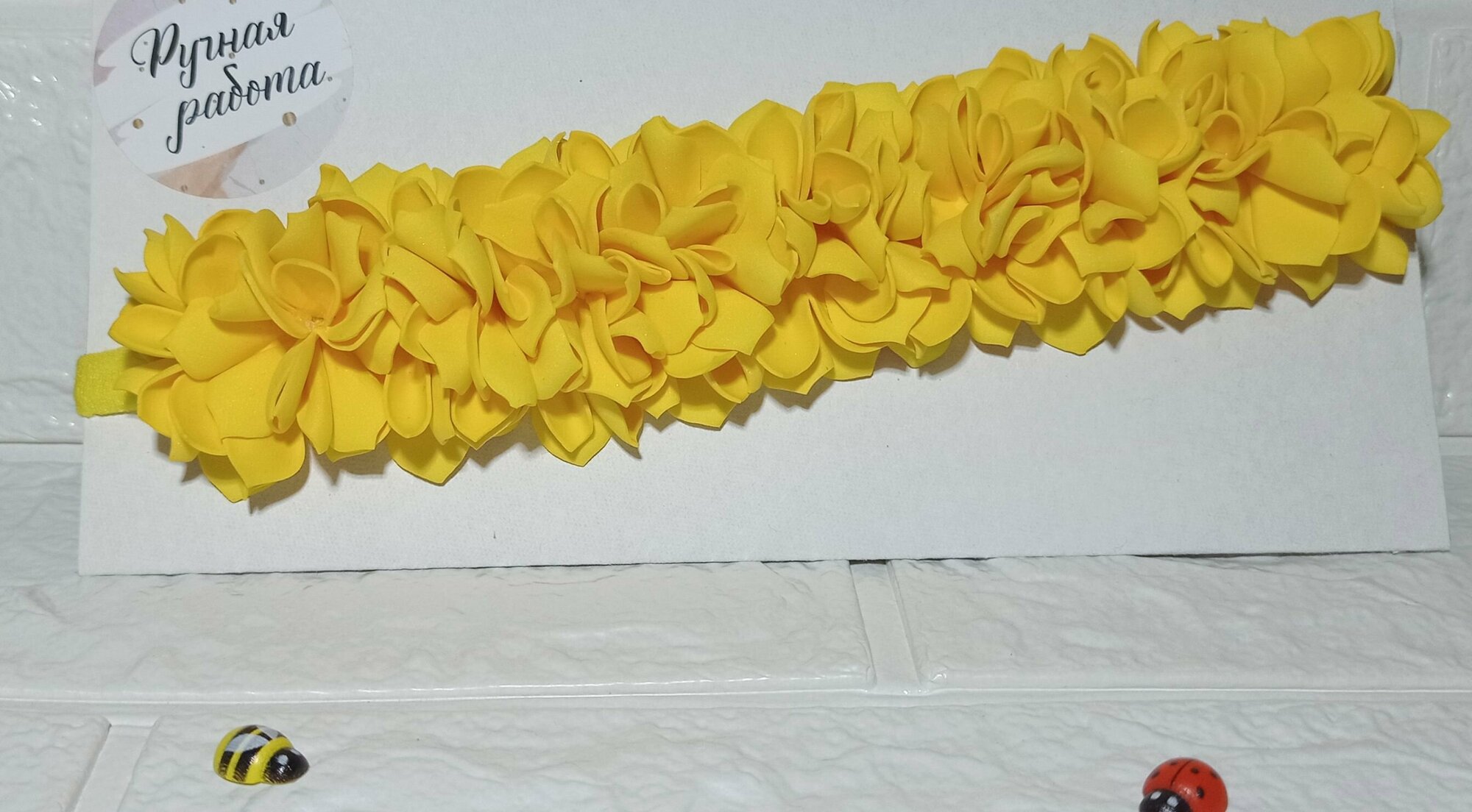 Повязка для волос "Гортензия"