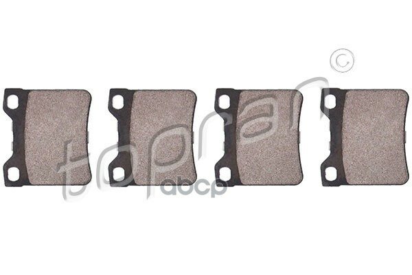 Колодки тормозные дисковые (замена для HP-722491755) topran арт. 722491001