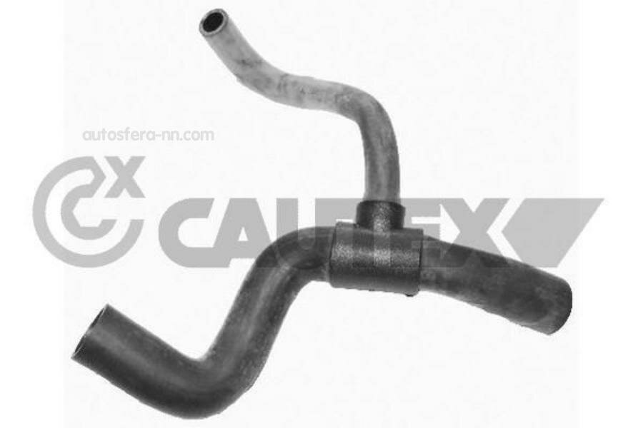 CAUTEX 753537 Патрубок системы охлаждения радиатора нижний FORD: FOCUS 1.8 16V-2.0 16V 98-04