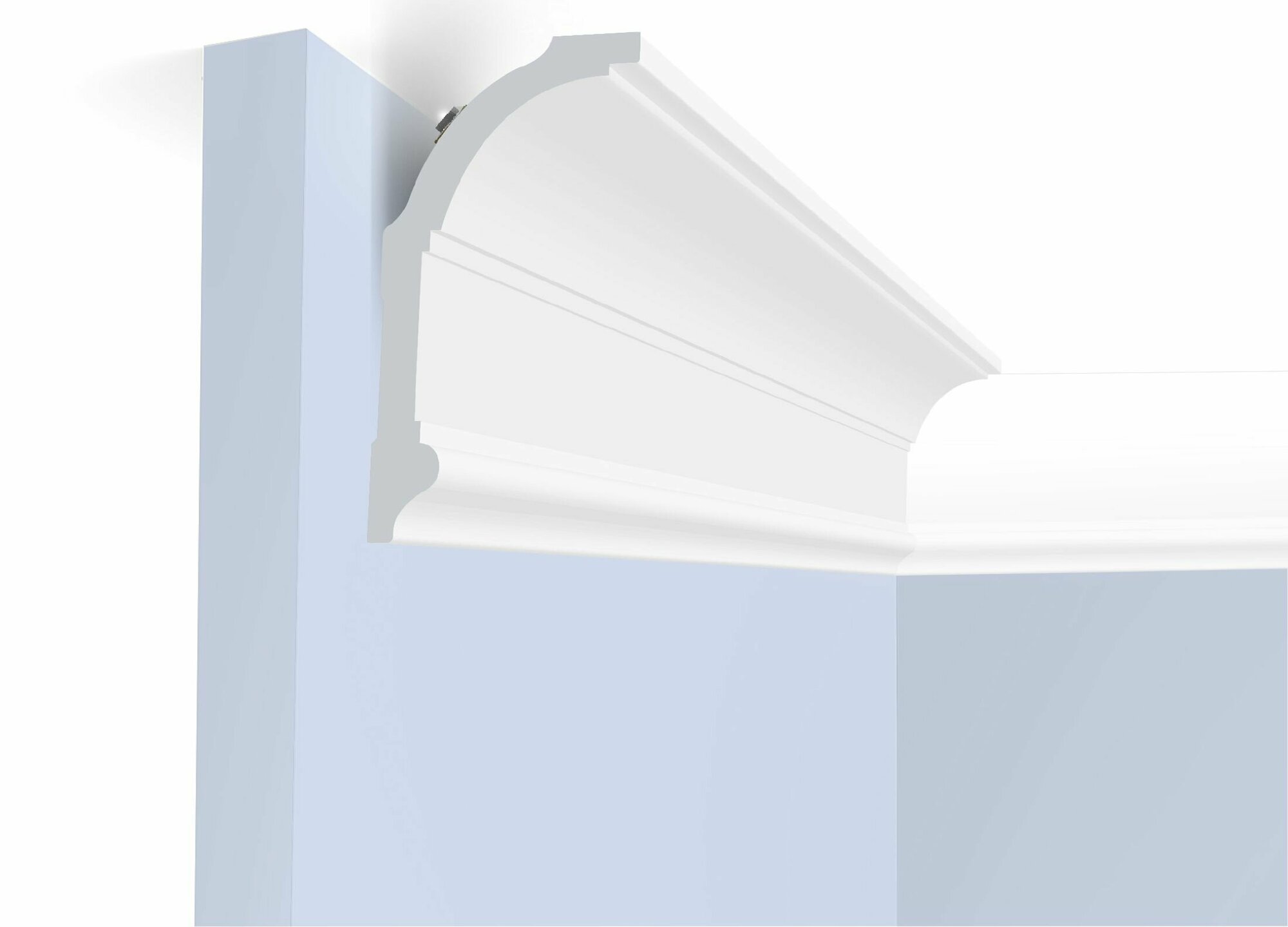 Карниз ударопрочный HiWood A70V2 (70*37*2000 мм)