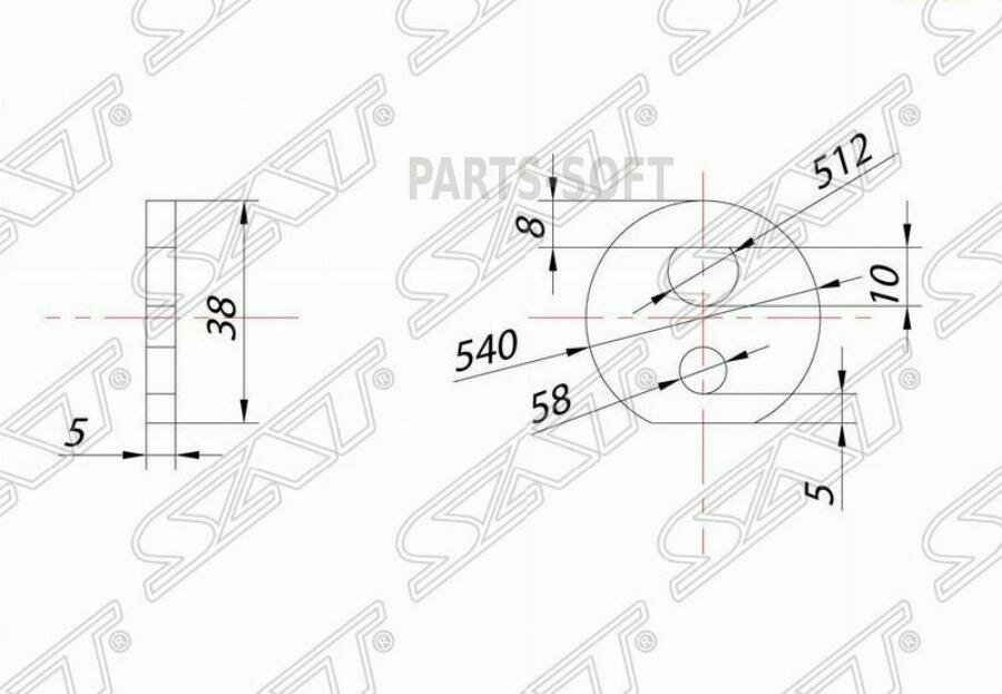 Шайба эксцентрика Toyota Crown 95-01 / Mark II 92-00 Sat арт. ST-48198-22020