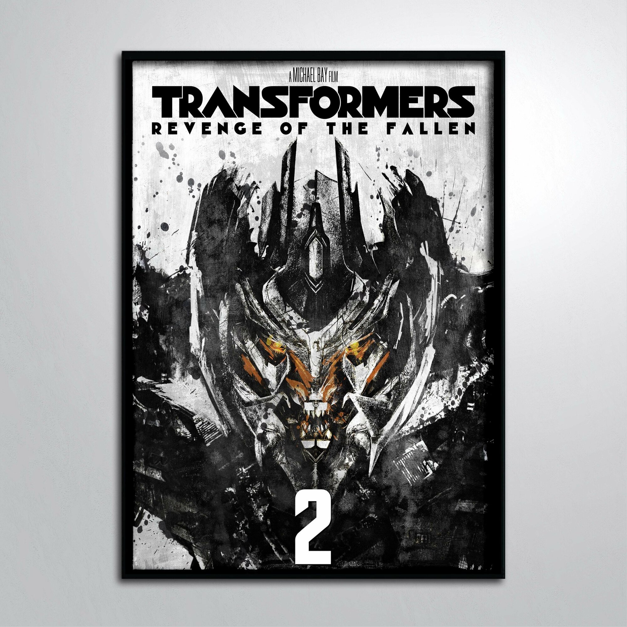 Постер без рамы/Трансформеры Месть падших Шайа ЛаБаф Меган Фокс Мегатрон Transformers Revenge of the Fallen