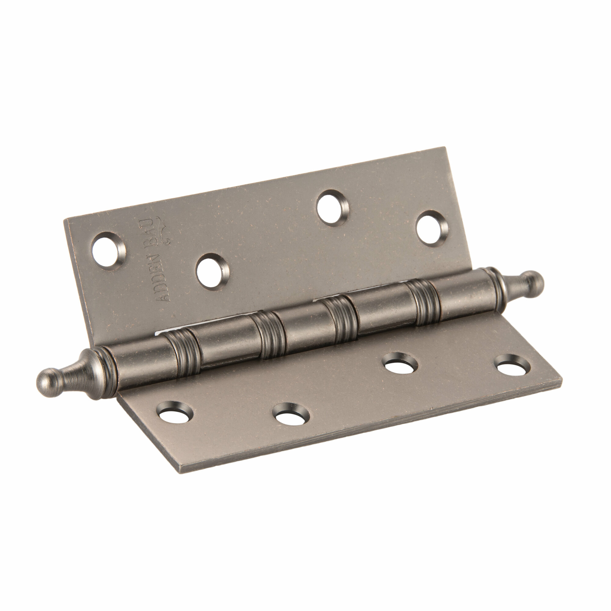 Петля дверная универсальная ADDEN BAU 100X70X2.5 4W AGED SILVER (комплект 2 штуки)