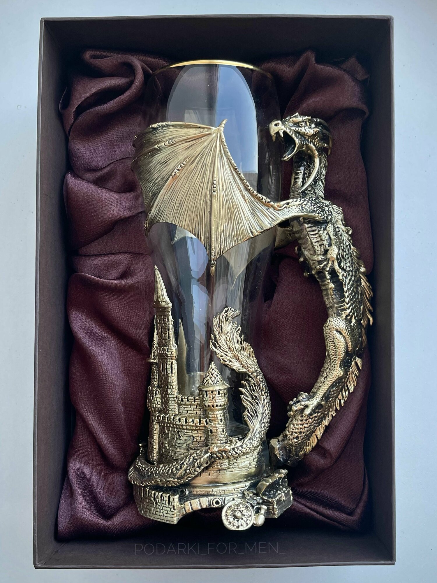 Пивной стакан Дракон с замком