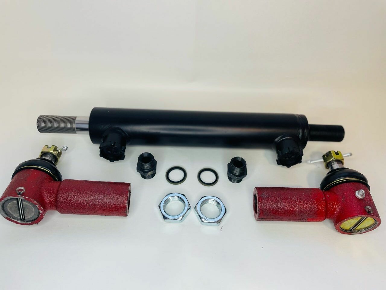Гидроцилиндр ГЦ 40х200 рулевой в сборе с наконечниками на лонжерон Т-25