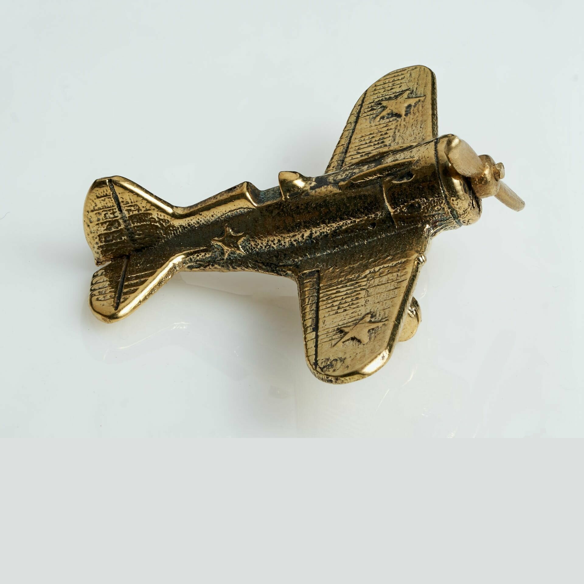 Модель Самолета И-16 бронза, 4см