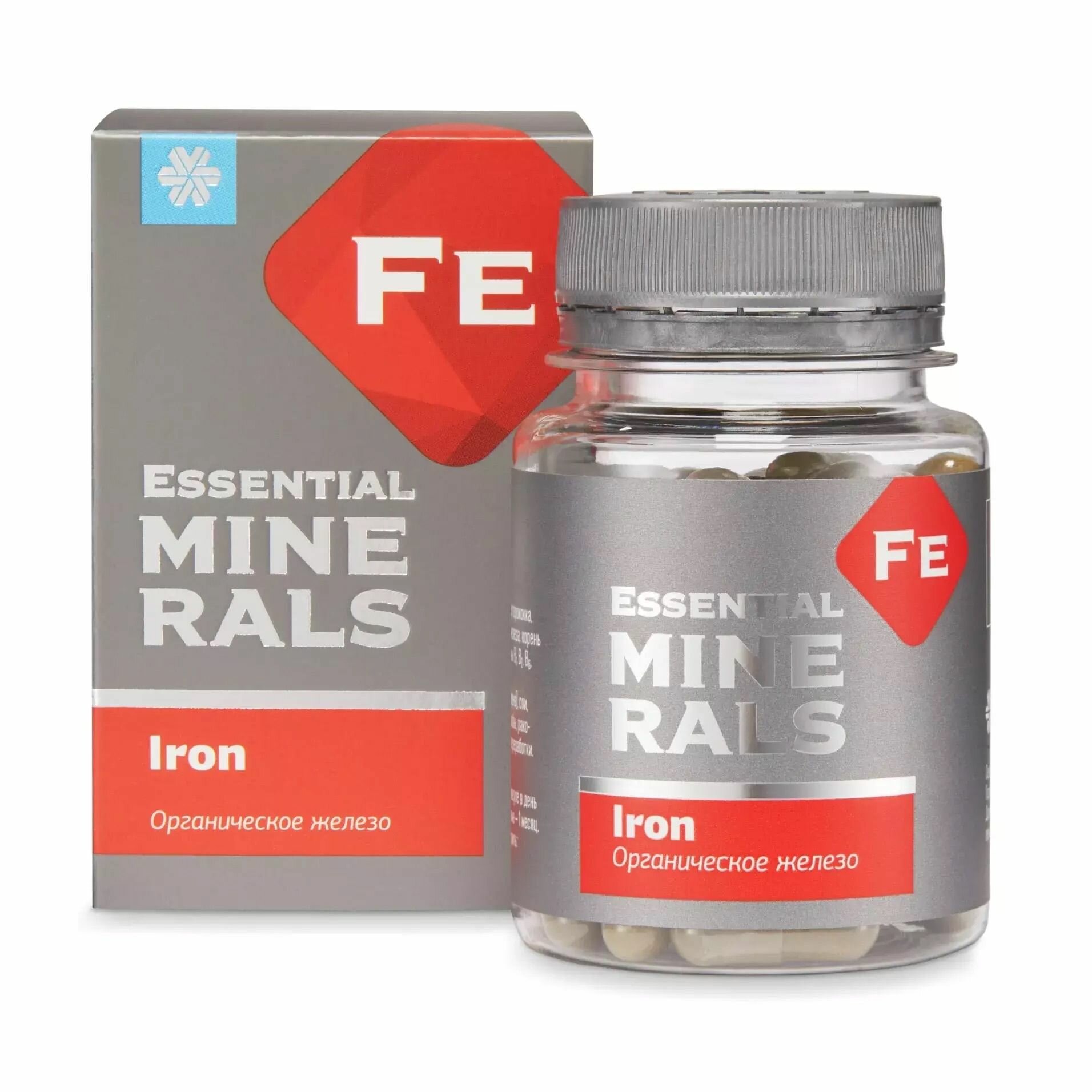 Органическое железо Essential Minerals, Сибирское здоровье, 60 капсул